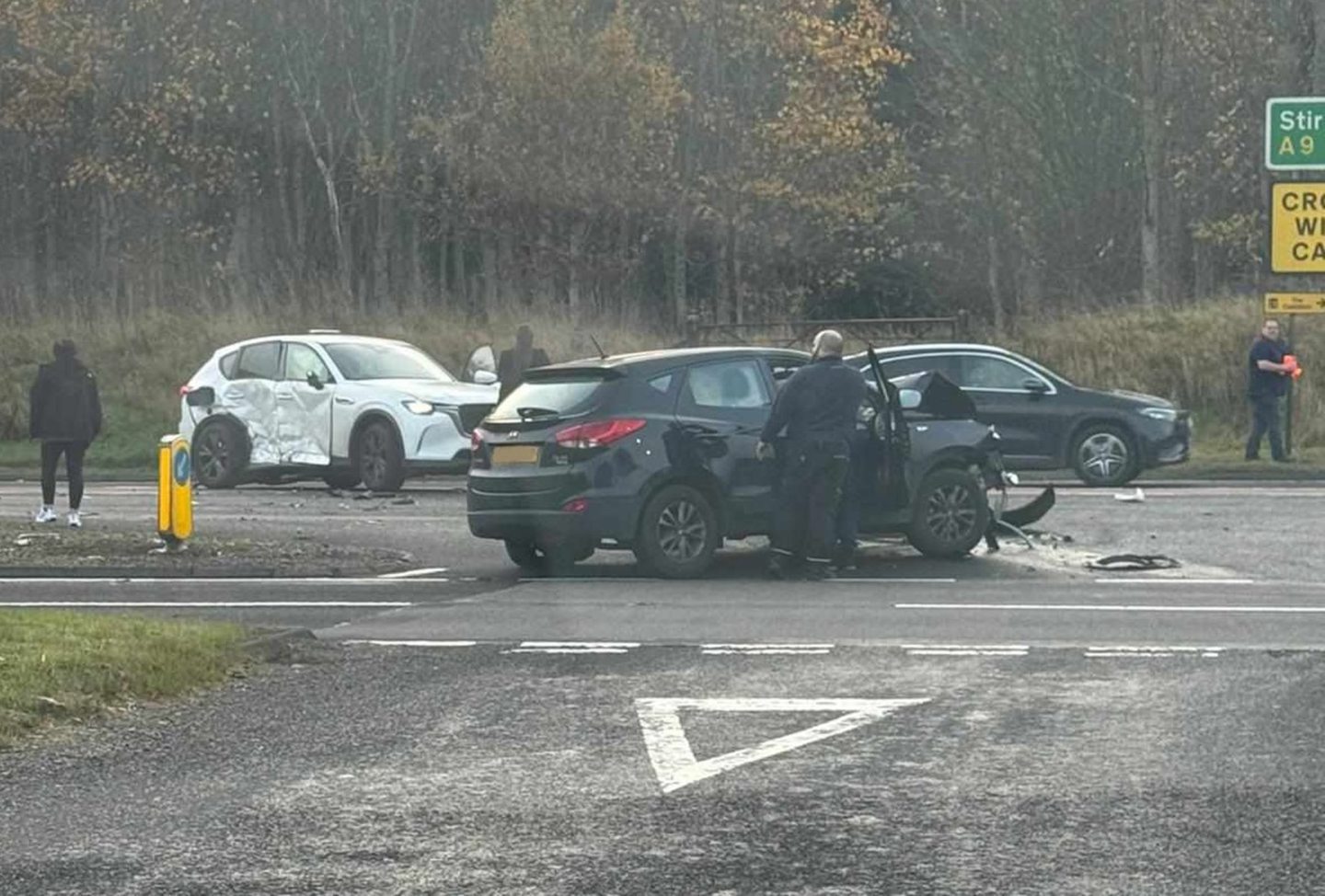 'Long tailbacks' after crash near A90 between Perth and Dundee