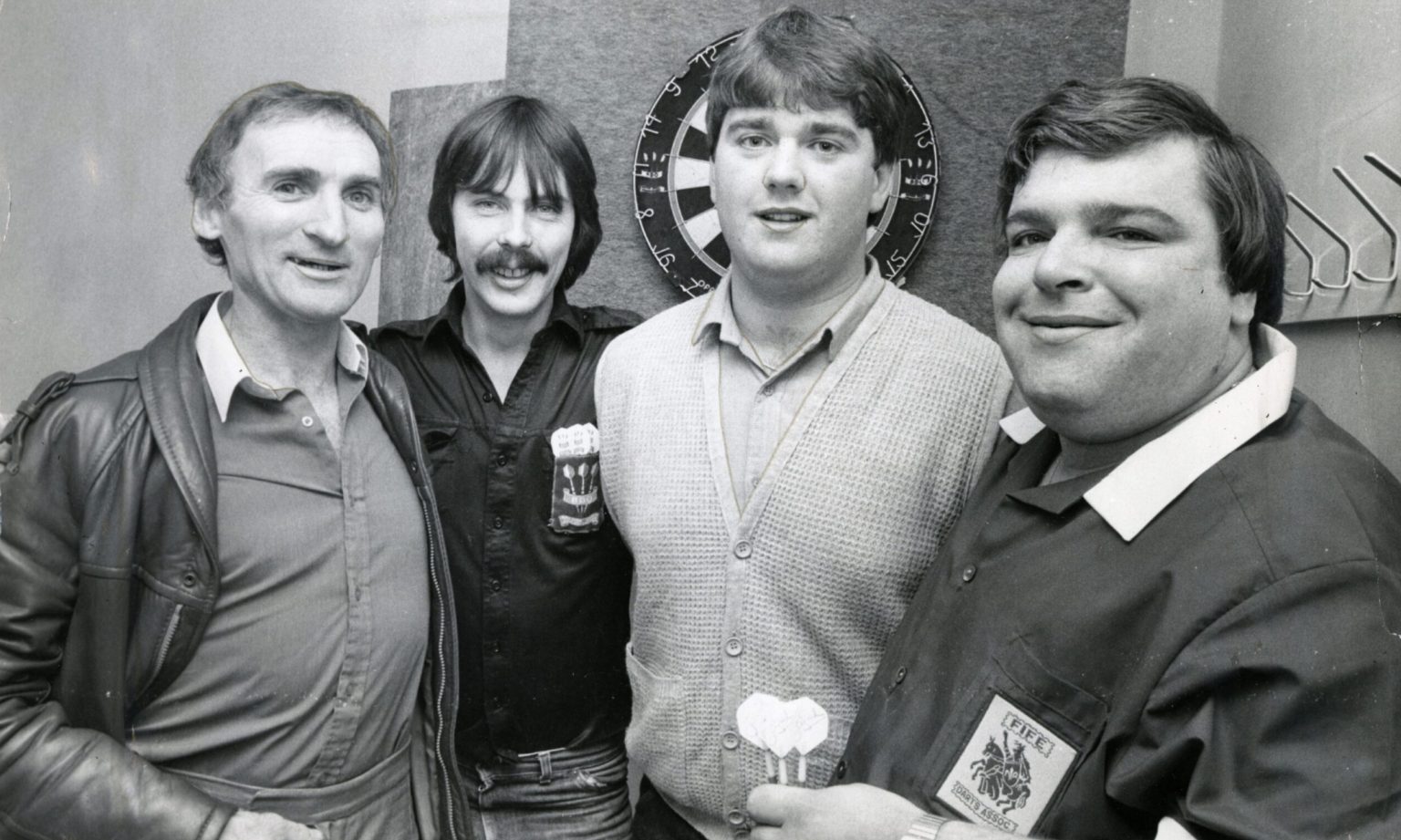Jocky Wilson, Bobby George & pub players in Dundee darts gallery