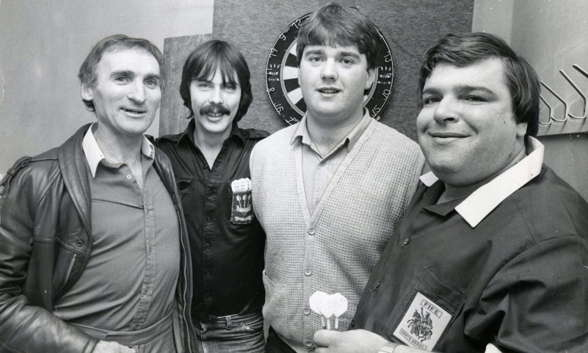 Jocky Wilson, Bobby George & pub players in Dundee darts gallery