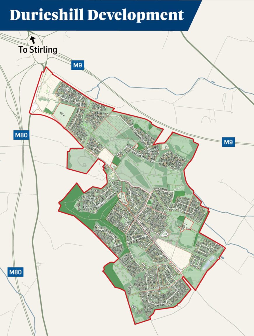 Durieshill Stirling: 'Scotland's largest housing site' one step closer