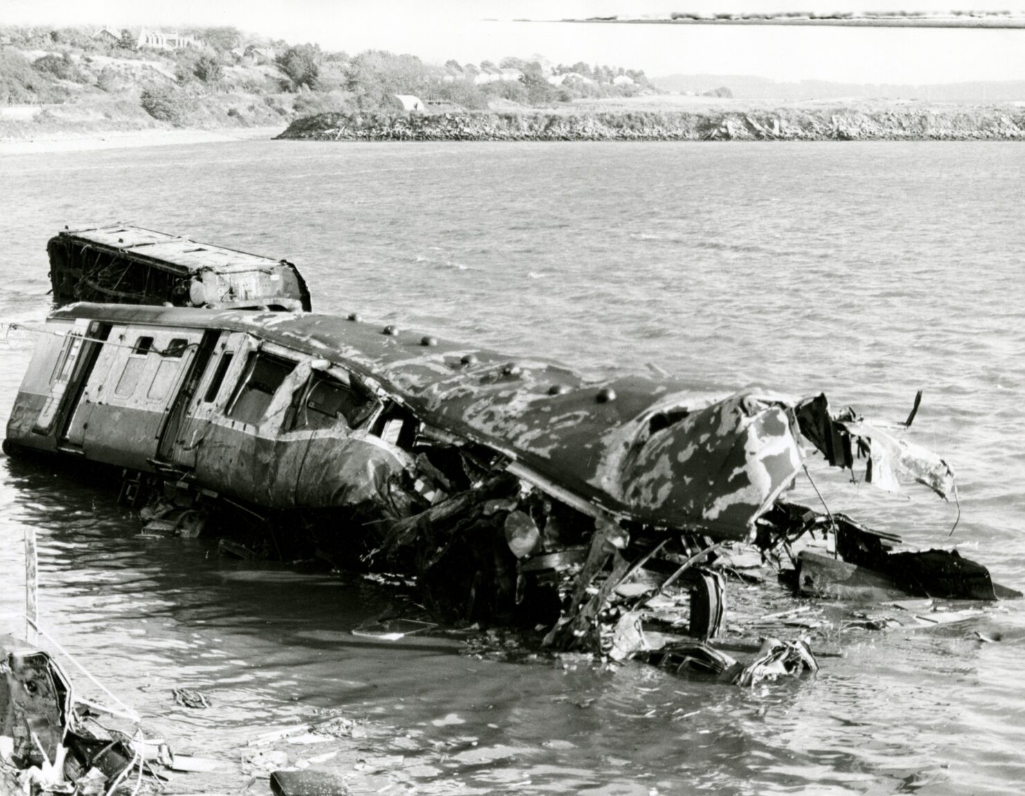 Dramatic images show aftermath of 1979 Invergowrie rail crash