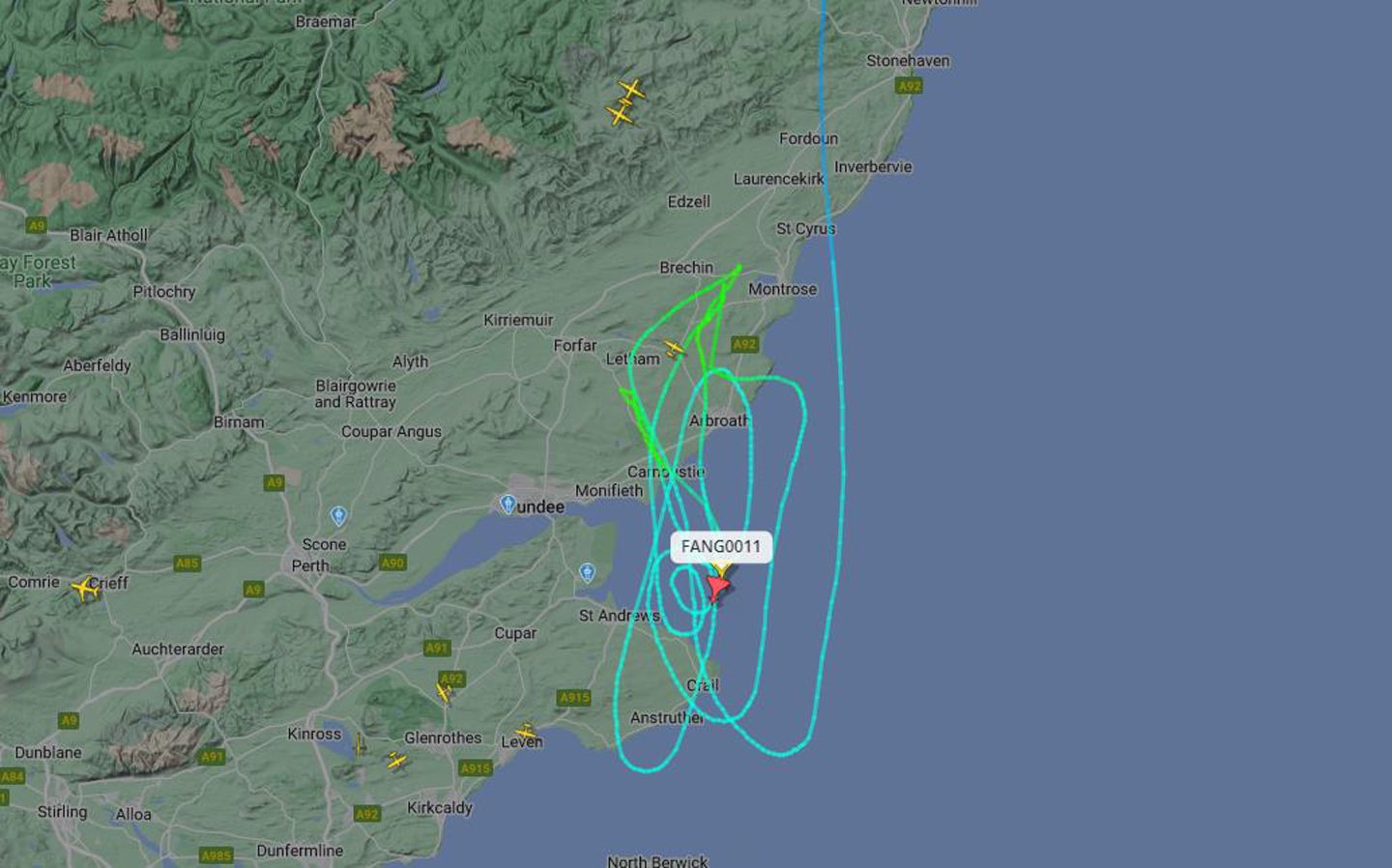 Watch as huge RAF cargo plane lands at Leuchars