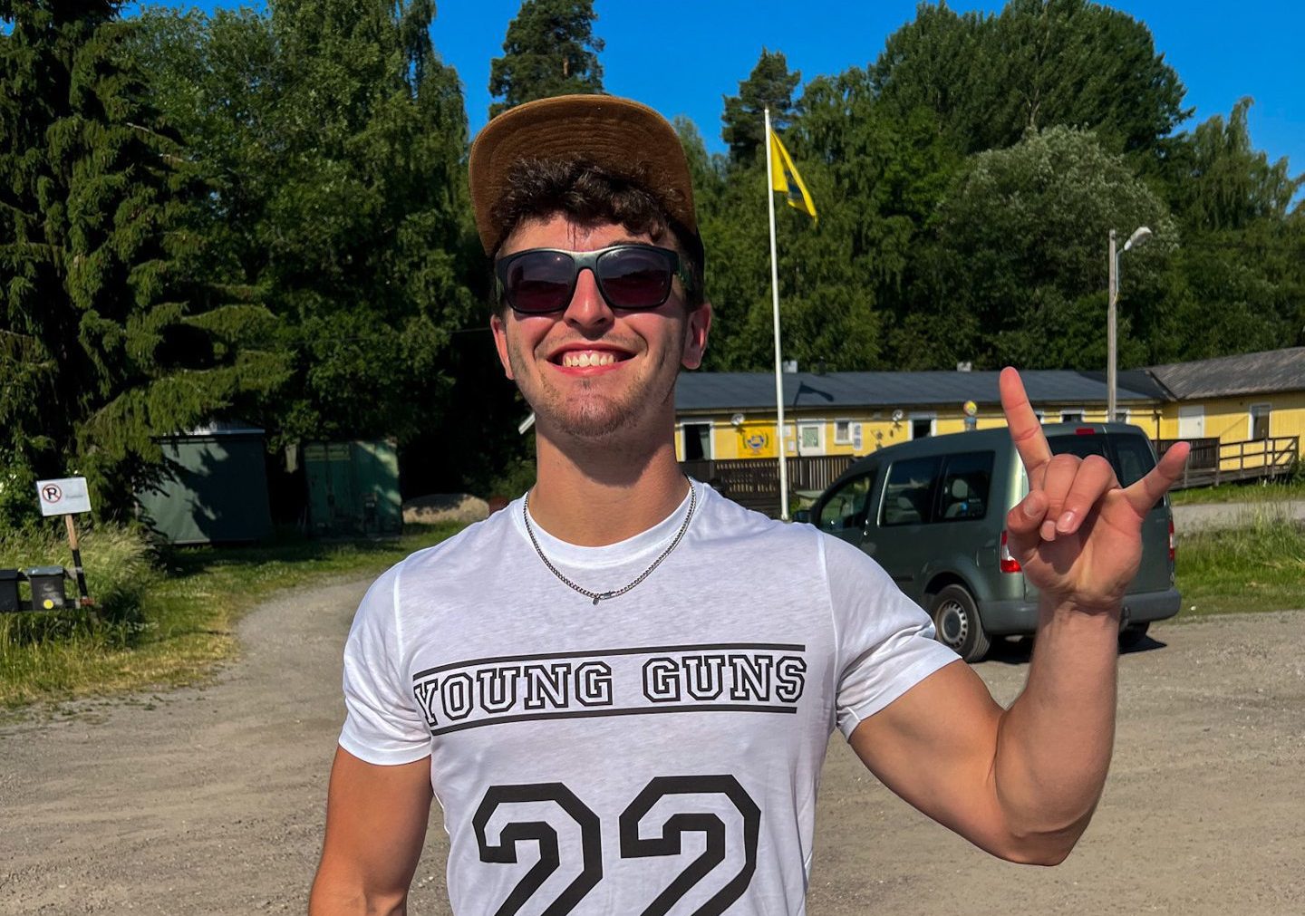 Stonehaven wingsuit flying Liam in BBC doc 'The Boy Who can Fly'