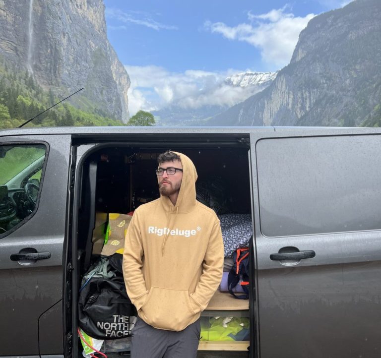 Stonehaven wingsuit flying Liam in BBC doc 'The Boy Who can Fly'