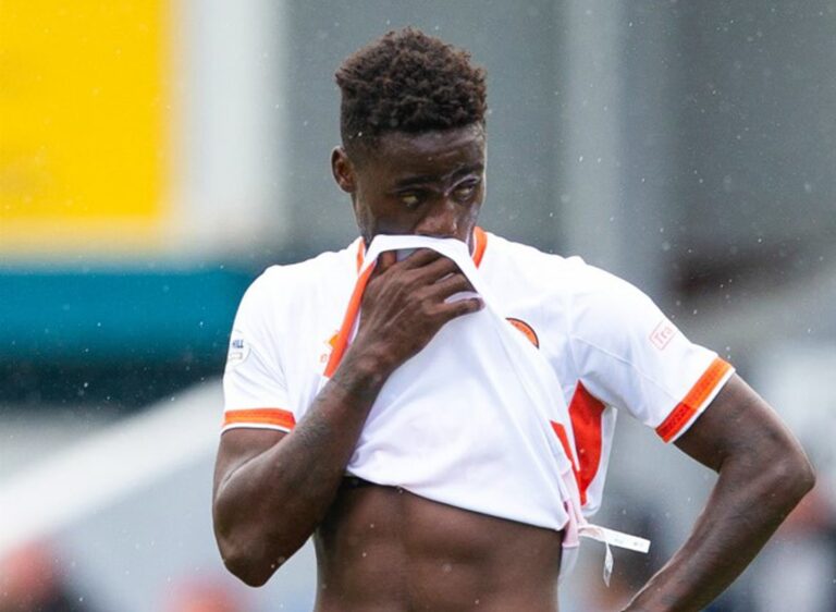 Jim Goodwin: Dundee United's Richard Odada in Europe interest