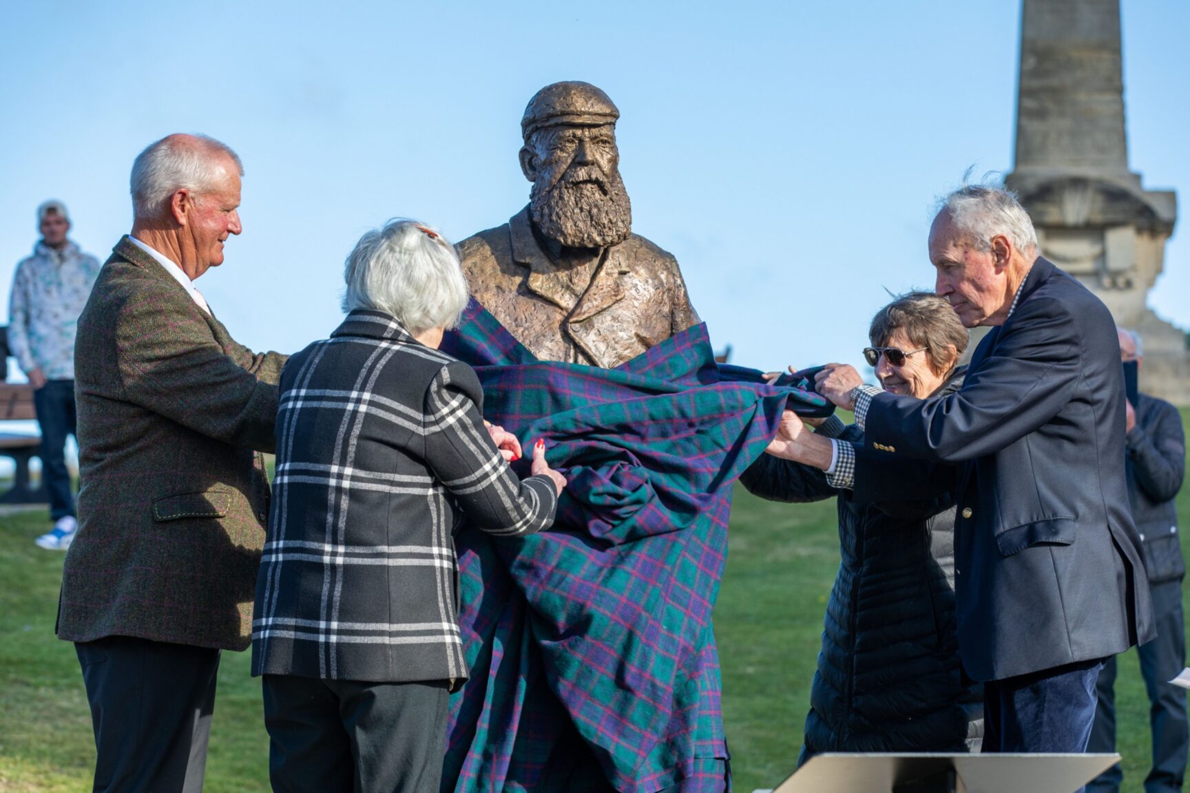 Old Tom Morris statue group devastated after sculpture vandalised