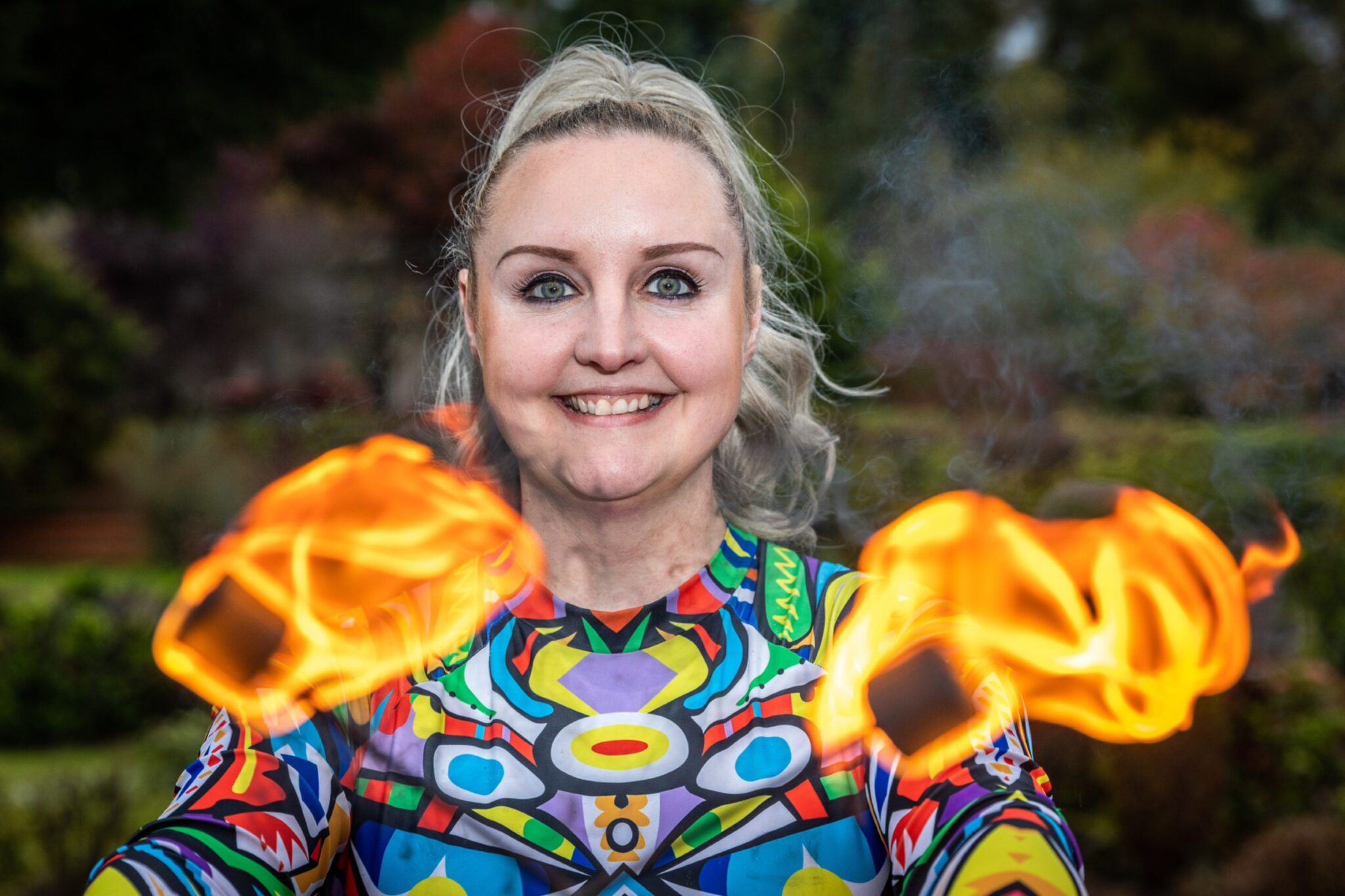 How does a Blairgowrie fire-breather spend her weekends?