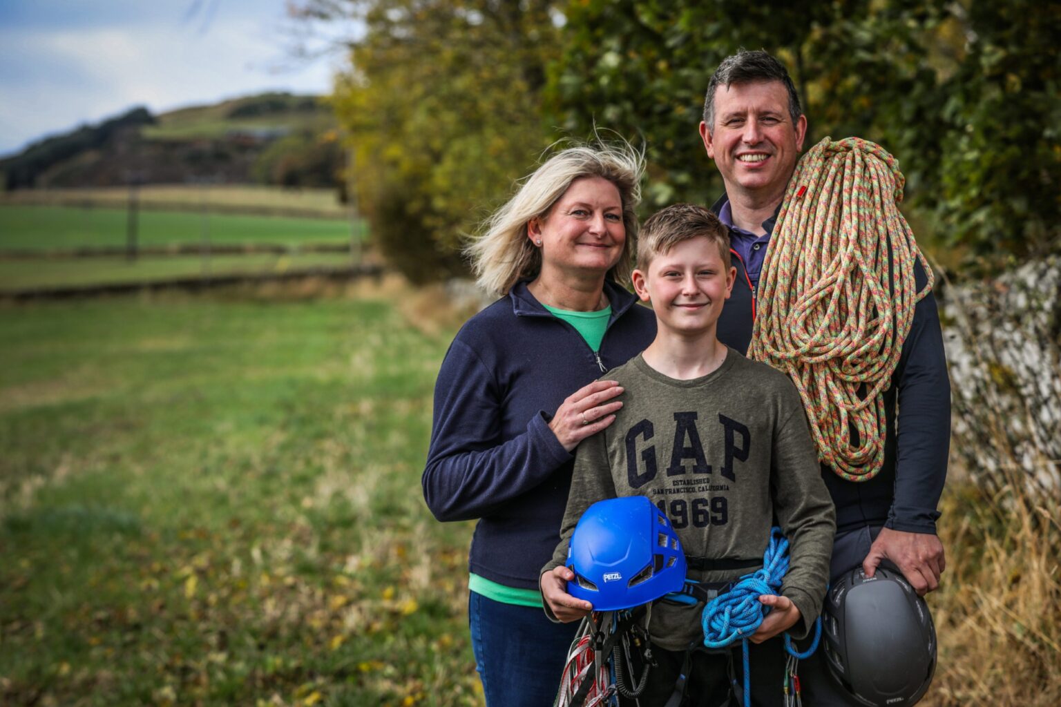 Angus rock climber Aden Thurlow, 11, led dad on sea stack ascent