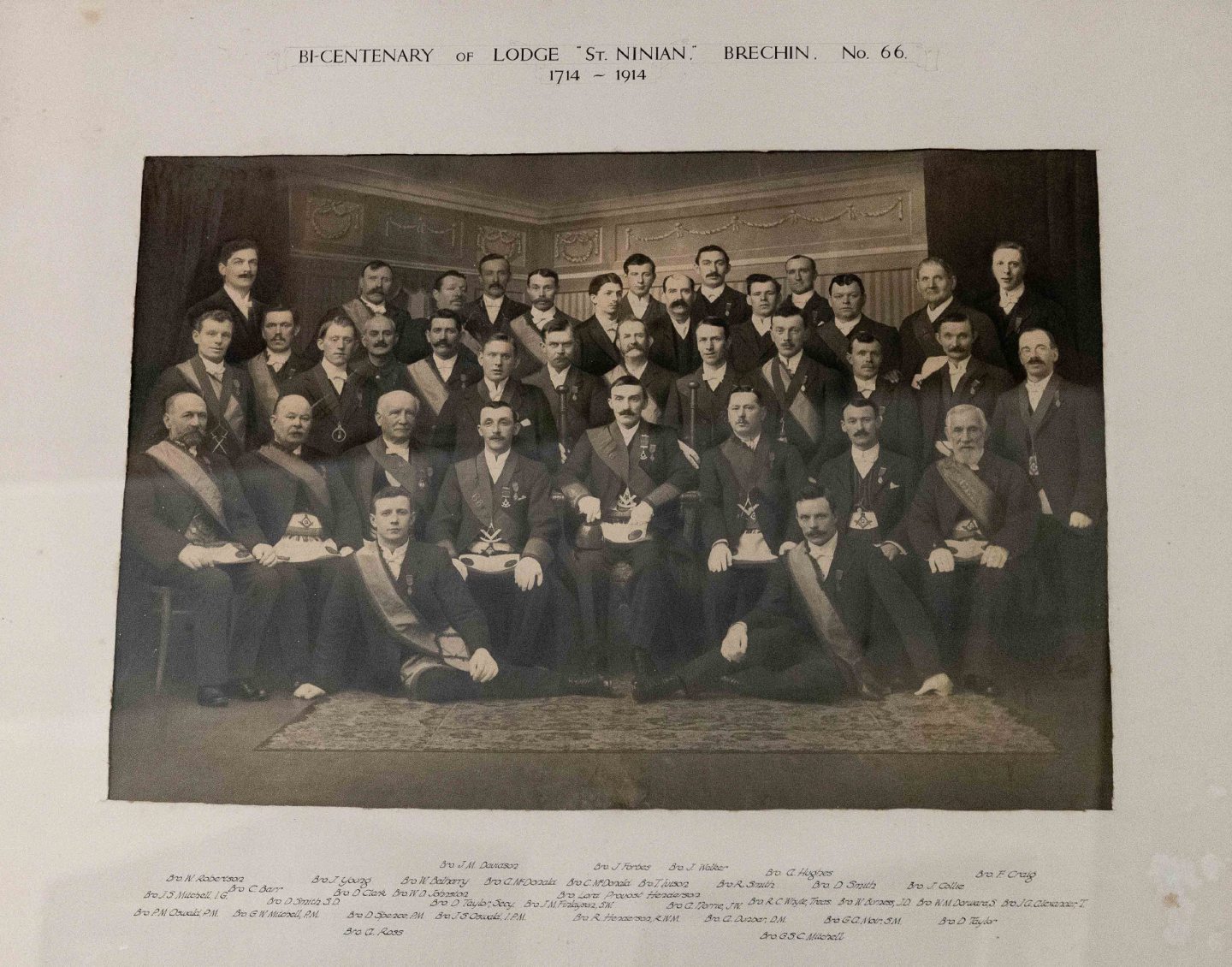 Freemasonry: Inside a Masonic lodge in Brechin.