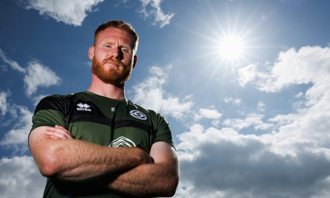 Jort van der Sande: Dundee United stars in training support