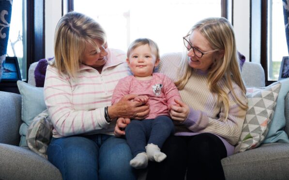 Three generations of Perthshire family receive blood transfusions