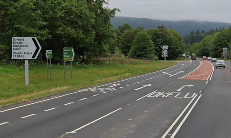 Bid to trace 'abnormal load' as police probe A9 crash near Birnam