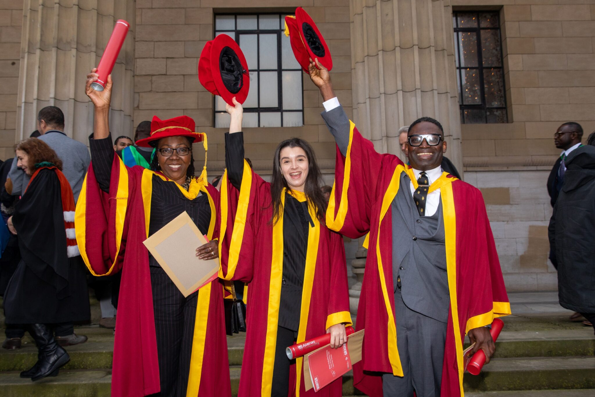 Photo gallery from Abertay University 2024 winter graduations