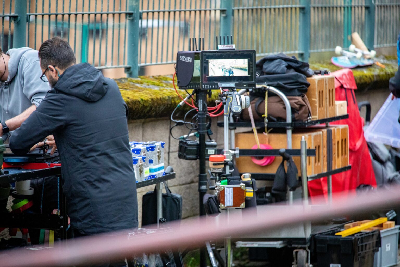 James McAvoy in Dundee for California Schemin' filming