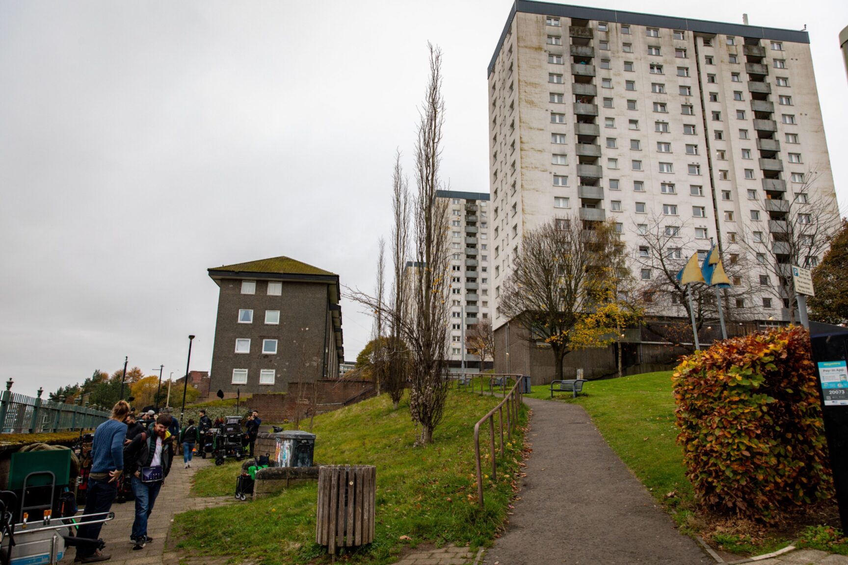 James McAvoy in Dundee for California Schemin' filming