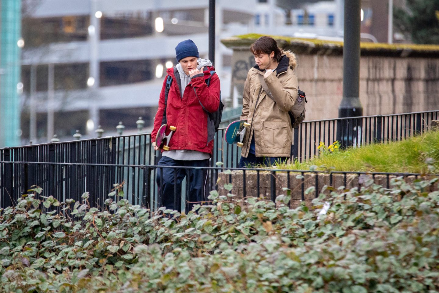 James McAvoy in Dundee for California Schemin' filming