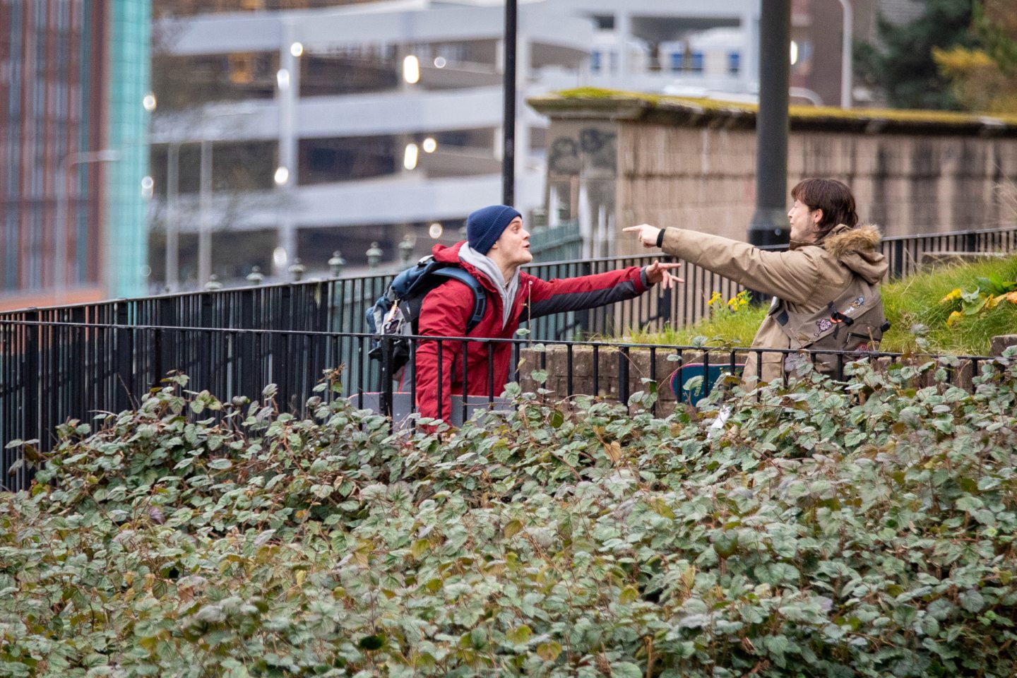 James McAvoy in Dundee for California Schemin' filming