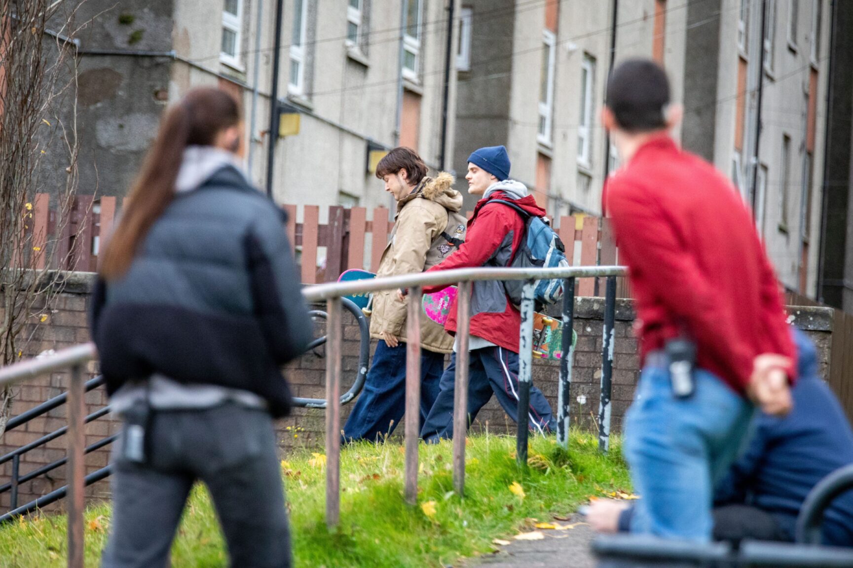 James McAvoy in Dundee for California Schemin' filming