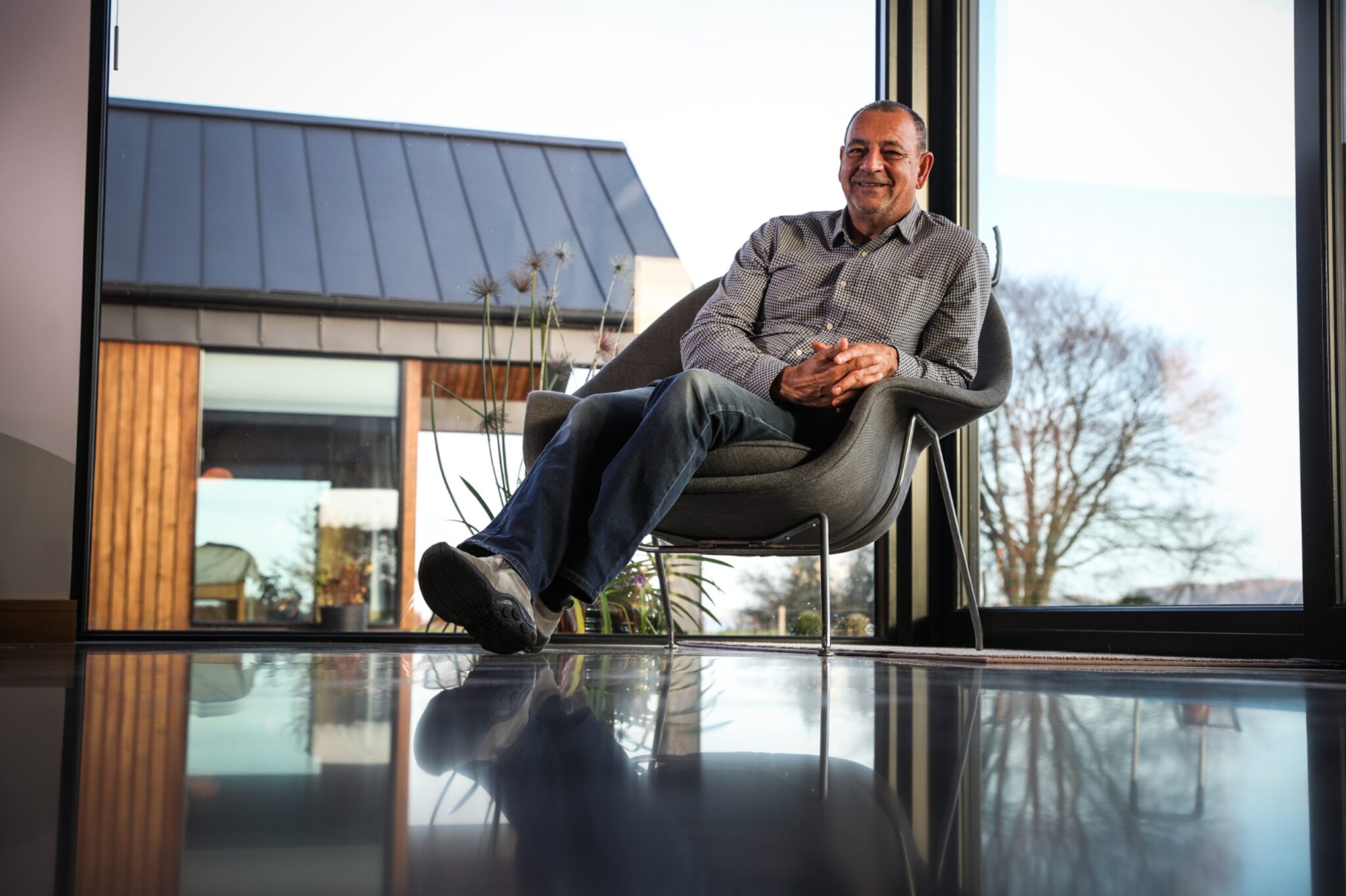 Stunning new build Carse of Gowrie home has amazing Tay views