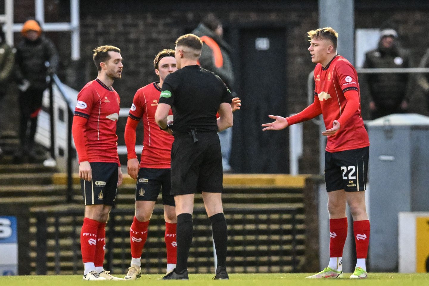 Falkirk appeal Dundee loan kid Luke Graham red card