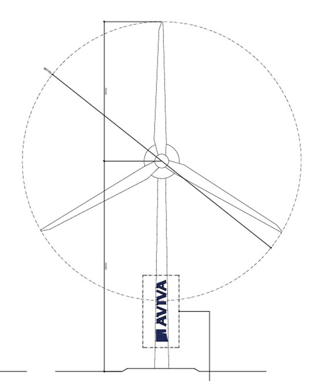 Perth turbine: Aviva rethinks yellow logo idea over safety fears