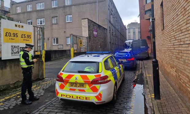 Candle Lane: Arrest after police descend on Dundee city centre