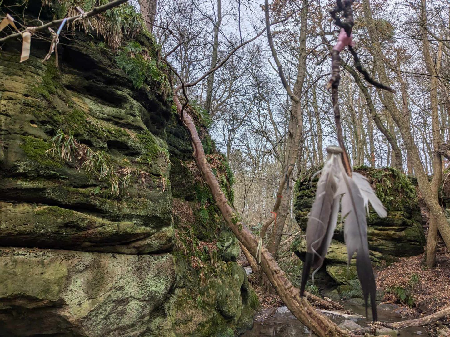 What did I find at enigmatic Dunino Den in Fife?