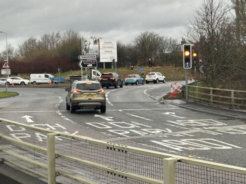 Full-weekend contraflow planned on major Dunfermline roundabout