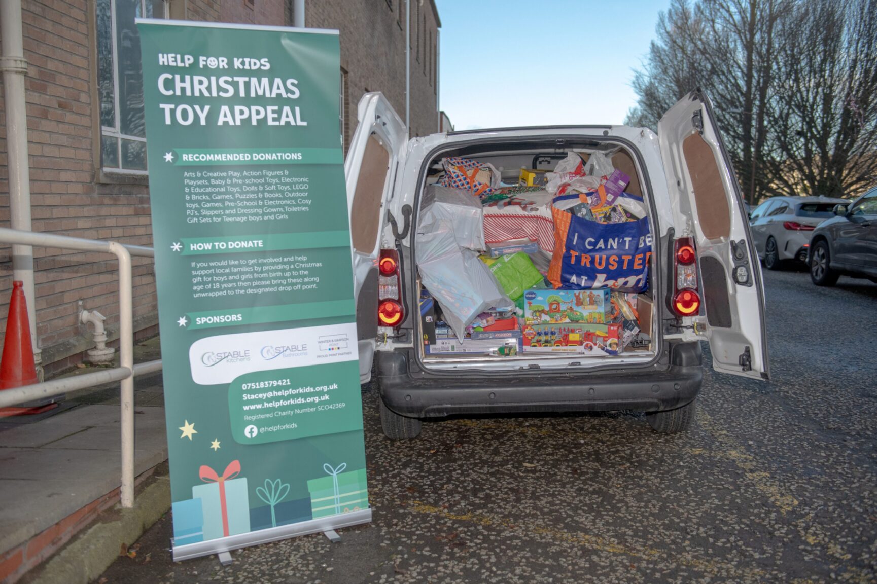 Dundee businessman donates delivery van to Help for Kids