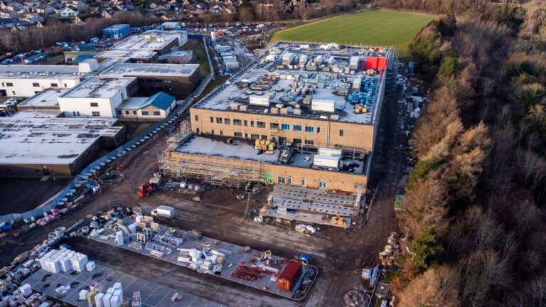 Drone footage and pics of progress on £66.5m Monifieth campus