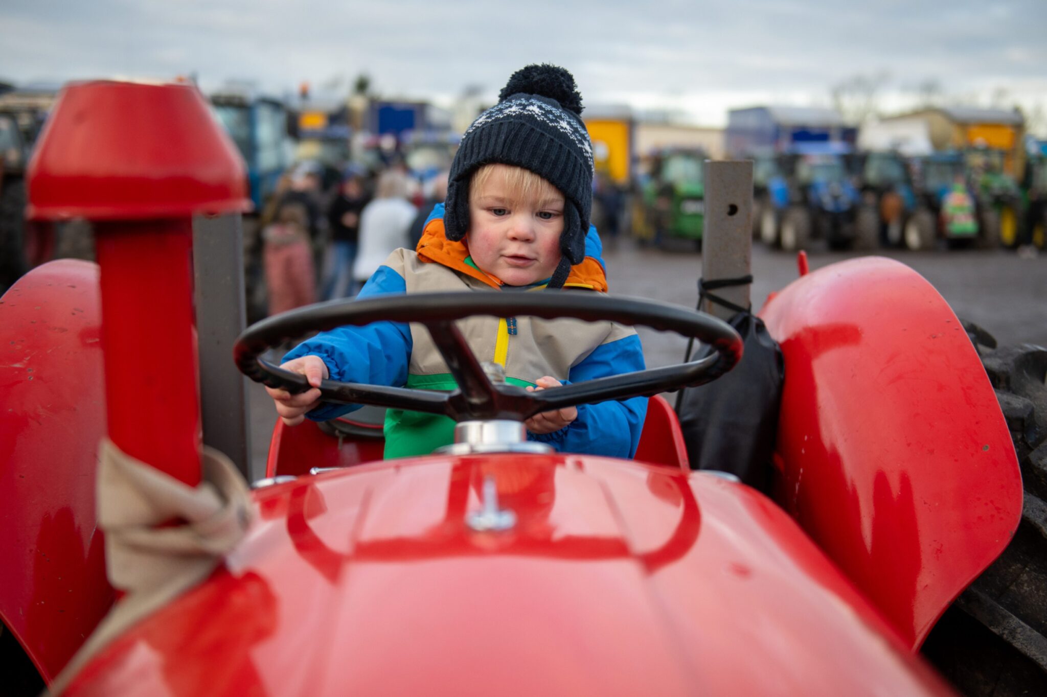 Great pictures from charity tractor run for Broughty RNLI