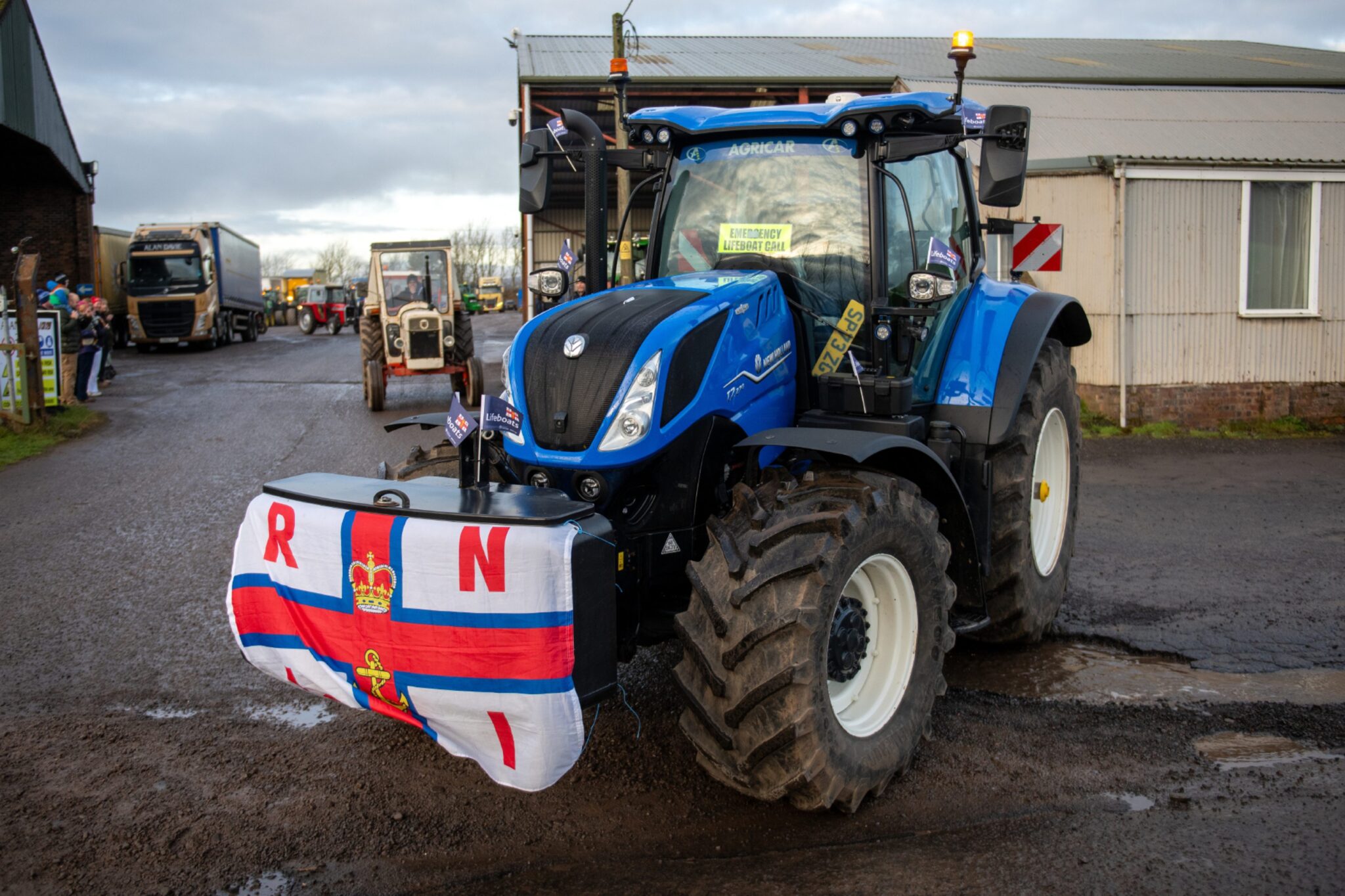 Great pictures from charity tractor run for Broughty RNLI