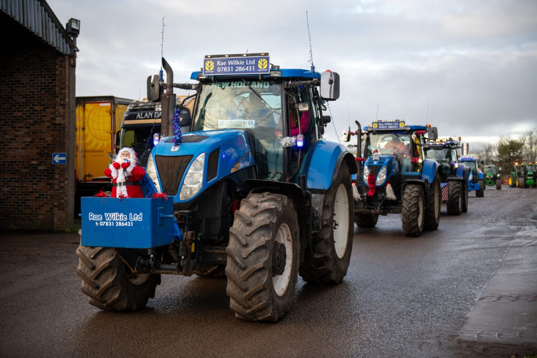 Great pictures from charity tractor run for Broughty RNLI