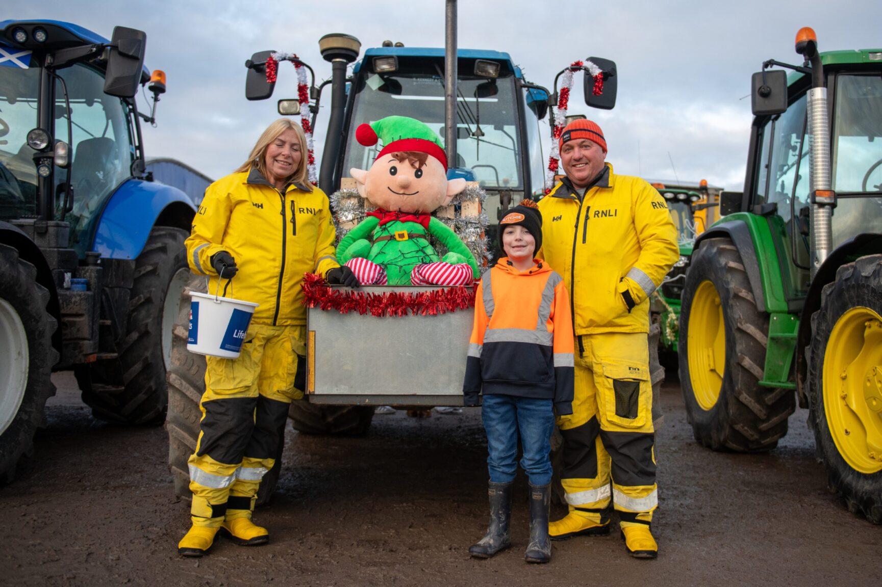 Great pictures from charity tractor run for Broughty RNLI