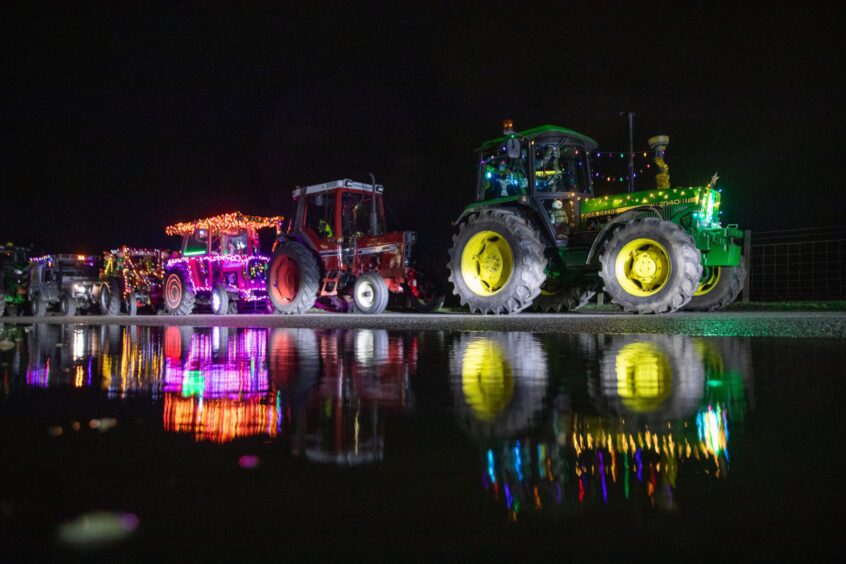In pictures: Stirlingshire charity tractor run takes to the road