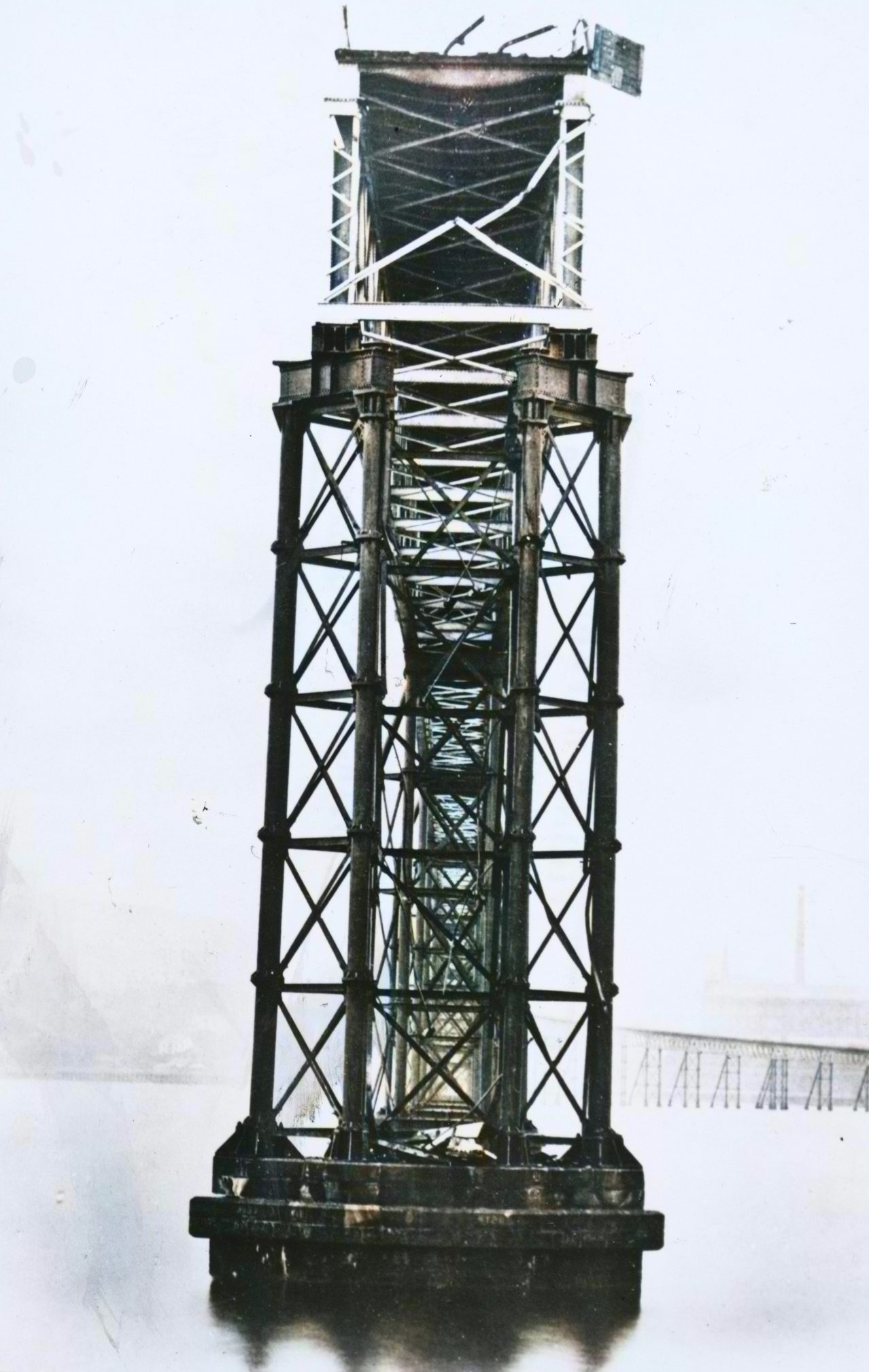 Colour pictures of the Tay Bridge Disaster shown for first time