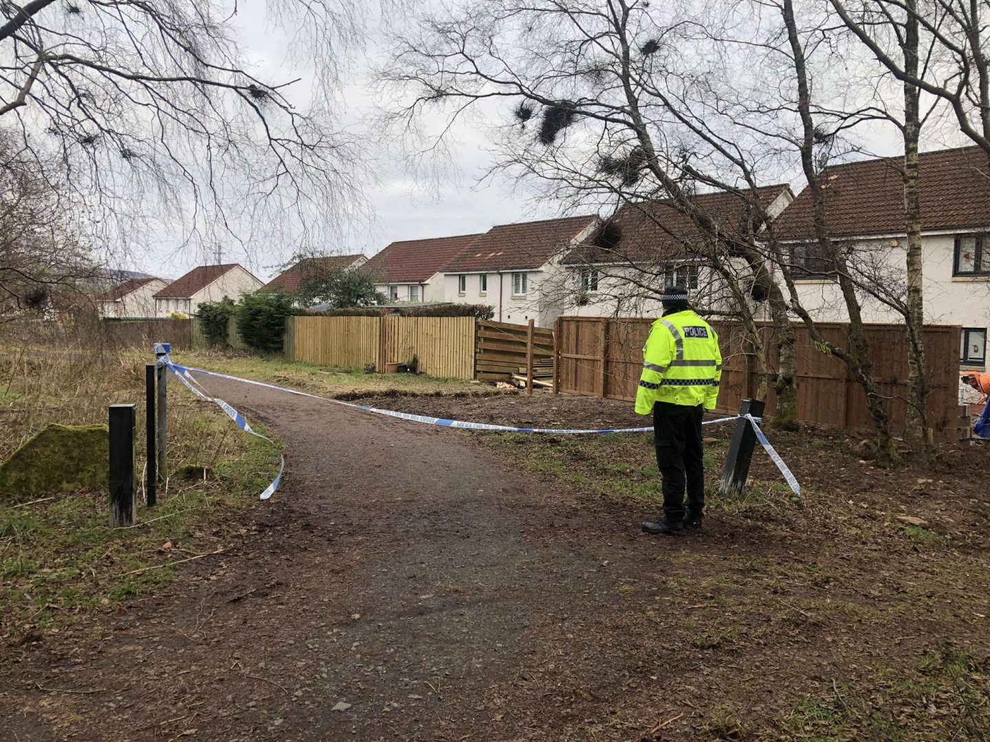 Police use drone to search Clatto Park in Dundee after body find
