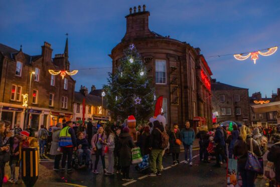 Best pictures from Forfar Christmas light switch-on