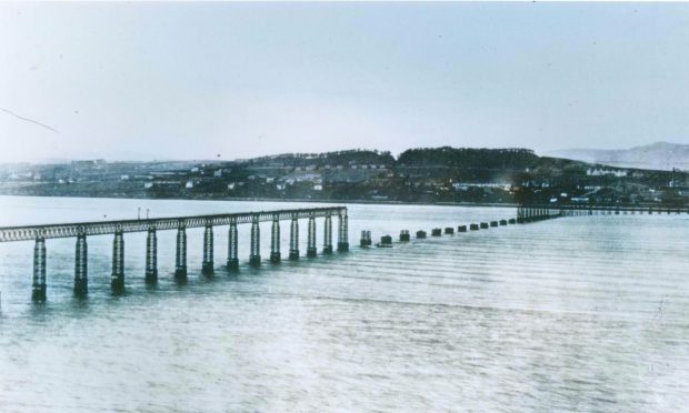 Colour pictures of the Tay Bridge Disaster shown for first time