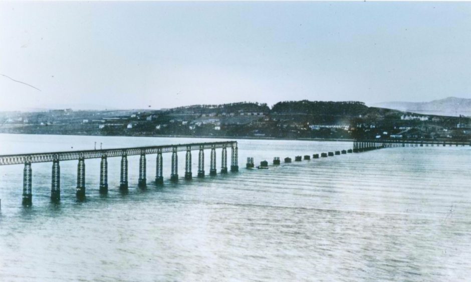 Colour pictures of the Tay Bridge Disaster shown for first time