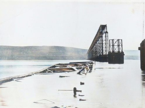 Colour pictures of the Tay Bridge Disaster shown for first time