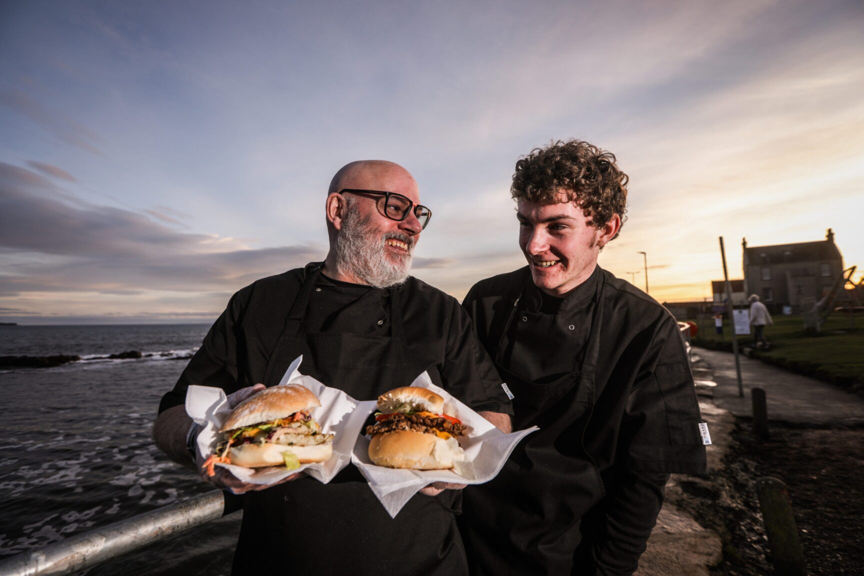 Father and son team bring smash burgers to Cellardyke