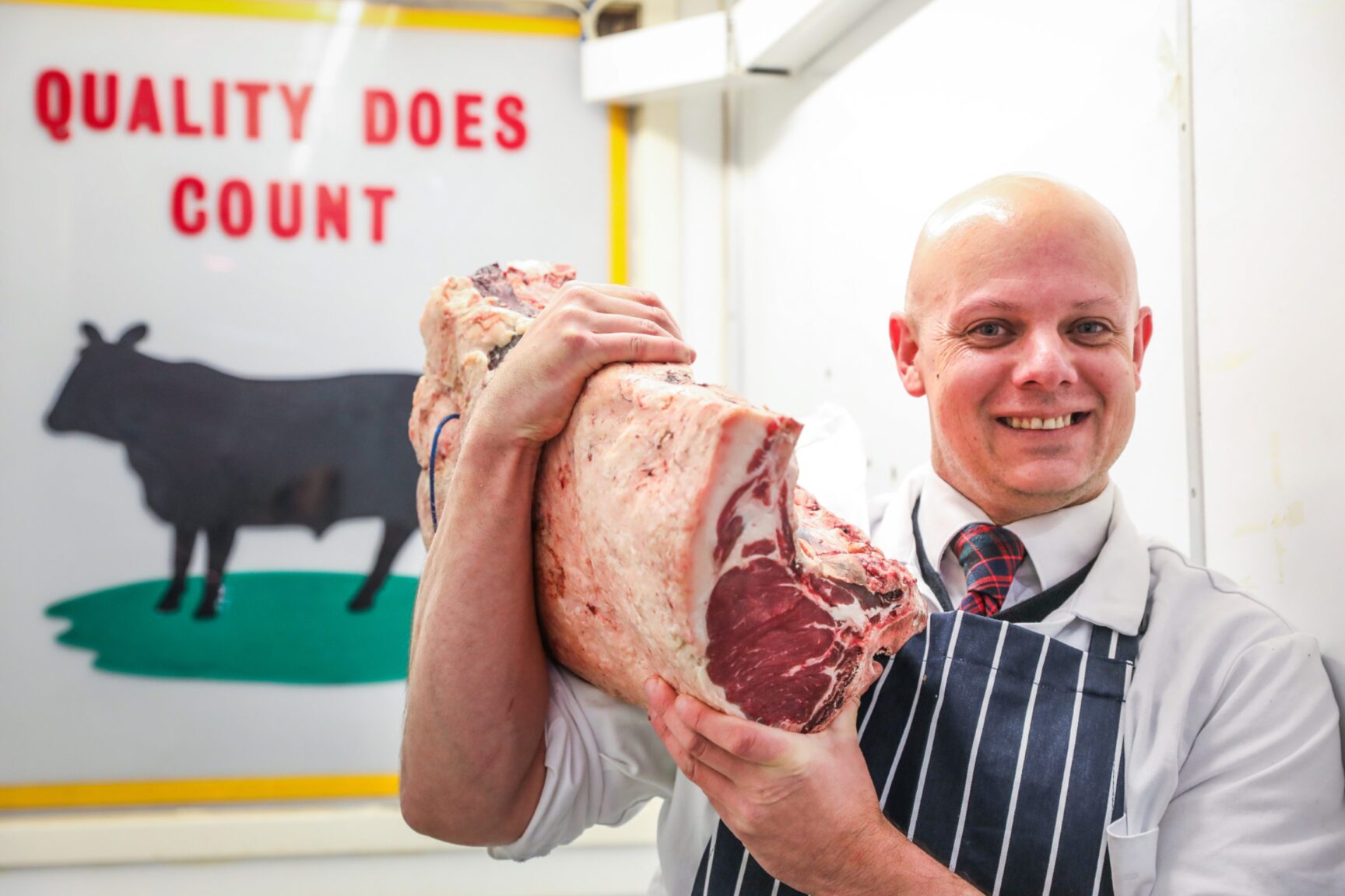 Christmas at MacDonald and Son Butchers in Dundee