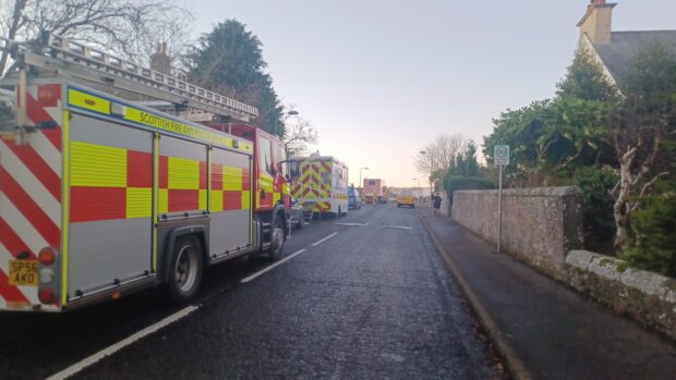 7 crews tackle 'significant' house fire in Brechin