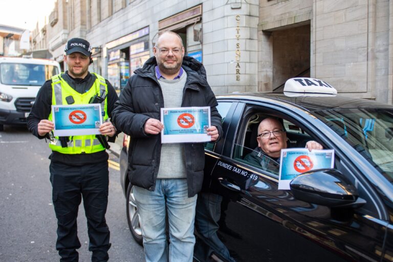 Dundee taxi driver scared to work weekends over abuse