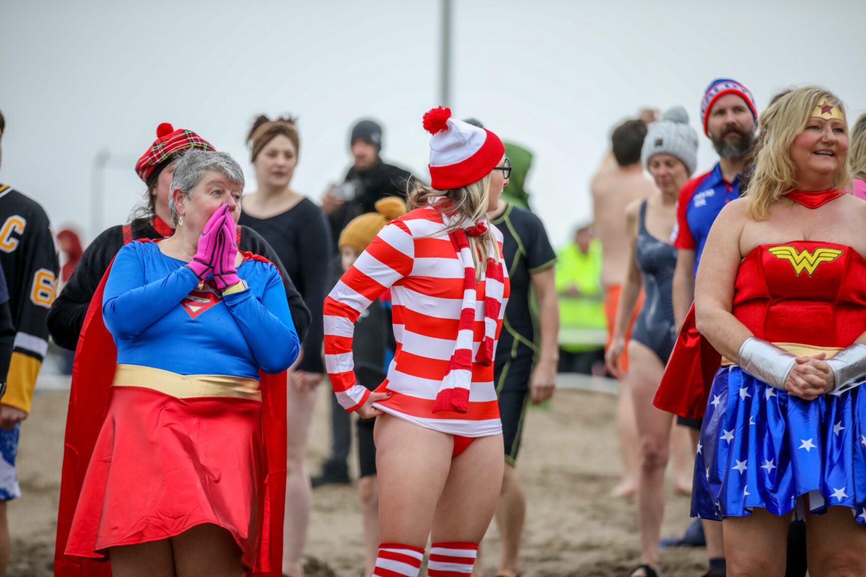 PICTURES: Kirkcaldy loony dook gets 2025 off to a bracing start