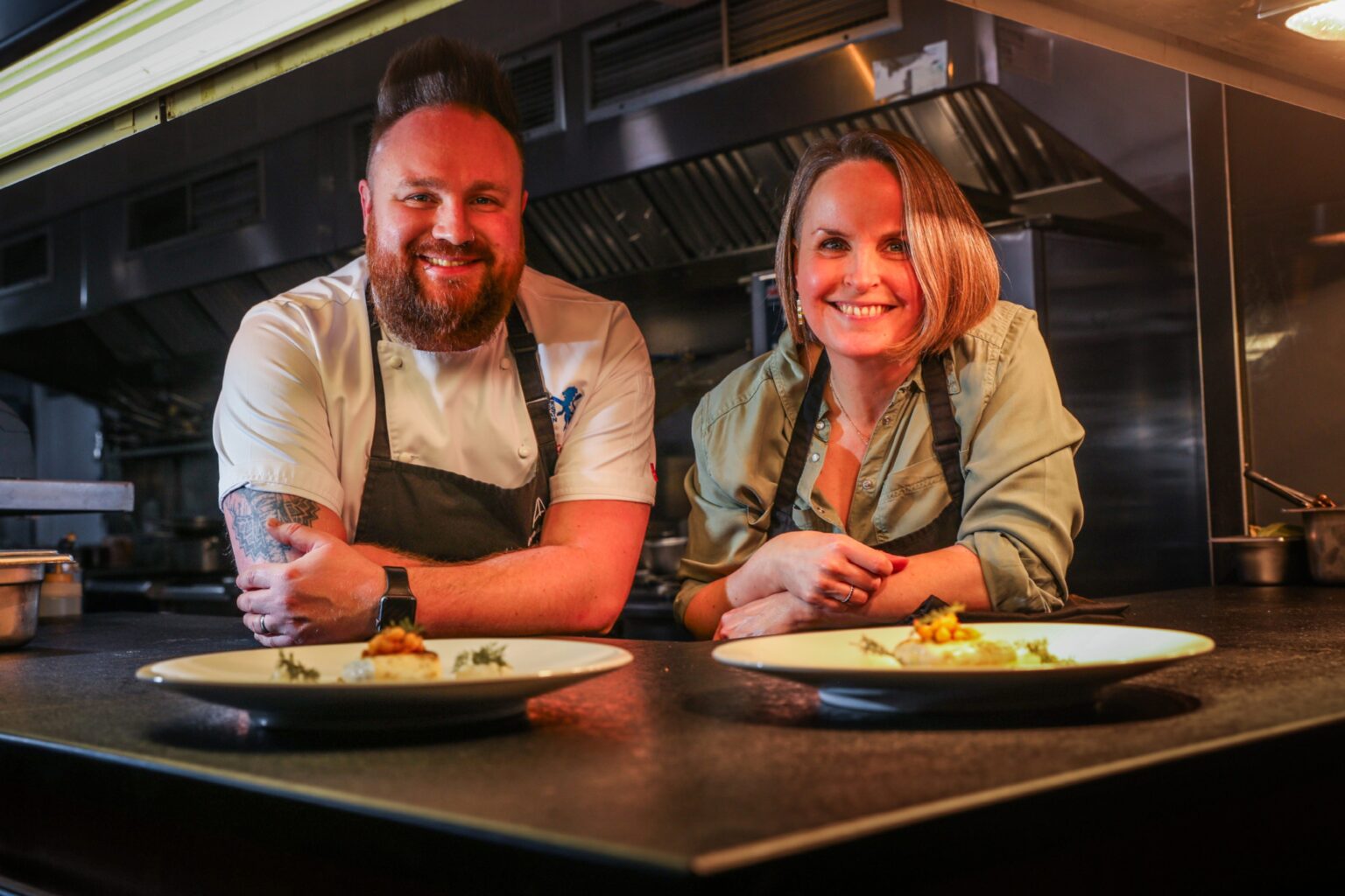I learn to make 'fish and chips' with a blowtorch at The Adamson