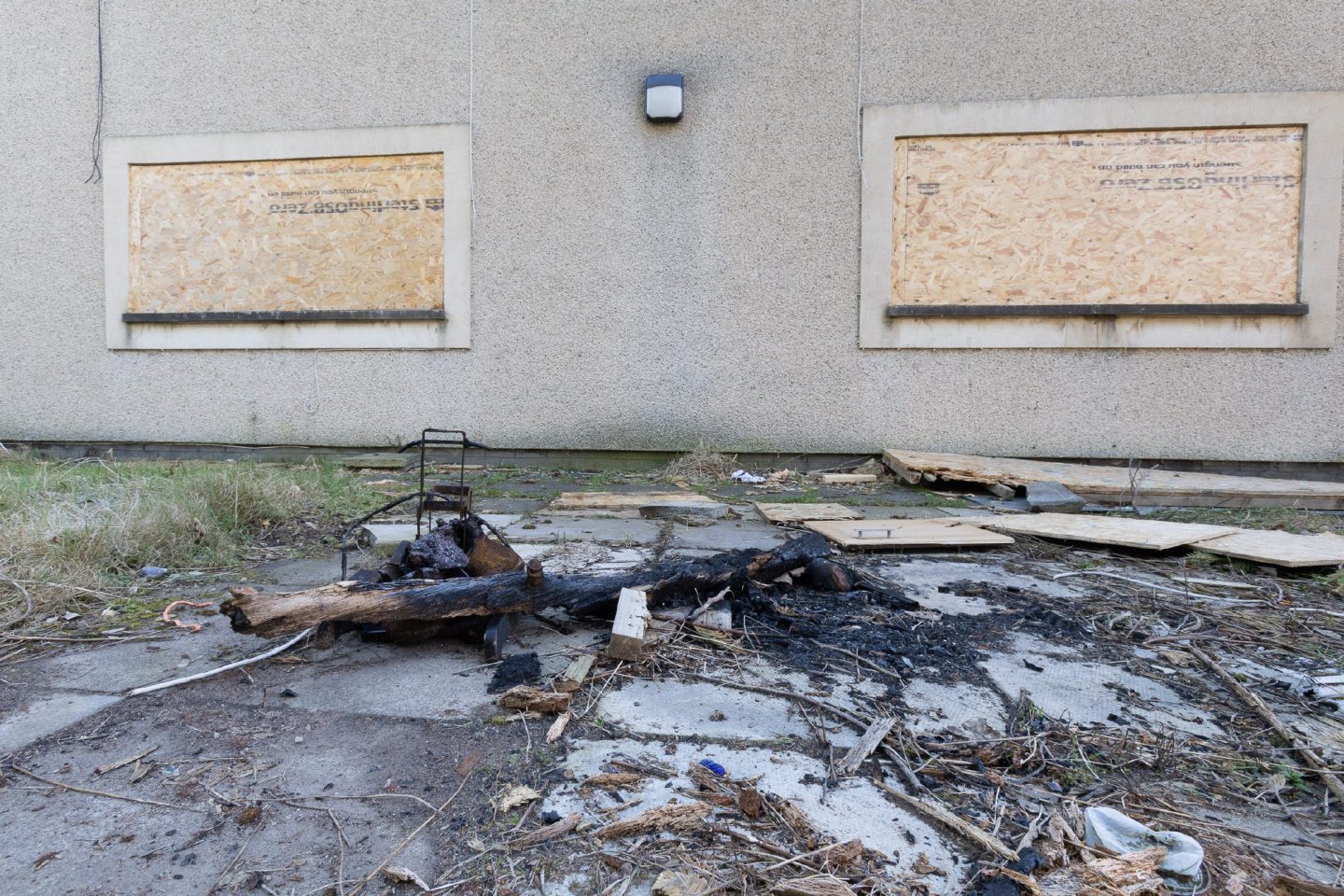 The Gables: Yobs set fire to derelict Forfar care home