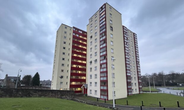 Man in hospital as police probe high-rise flat blaze in Dunfermline
