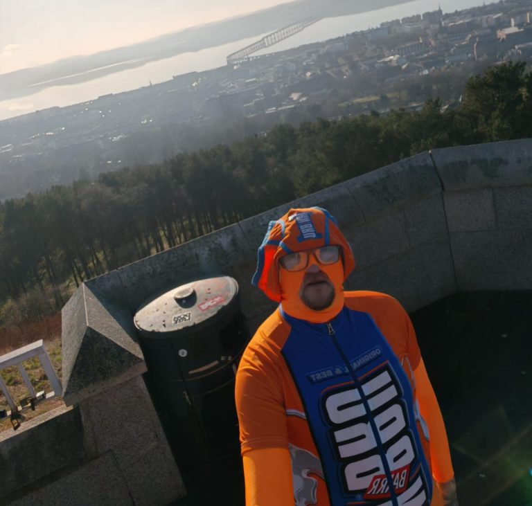Dundee Irn-Bru Man reveals obsession with fizzy drink
